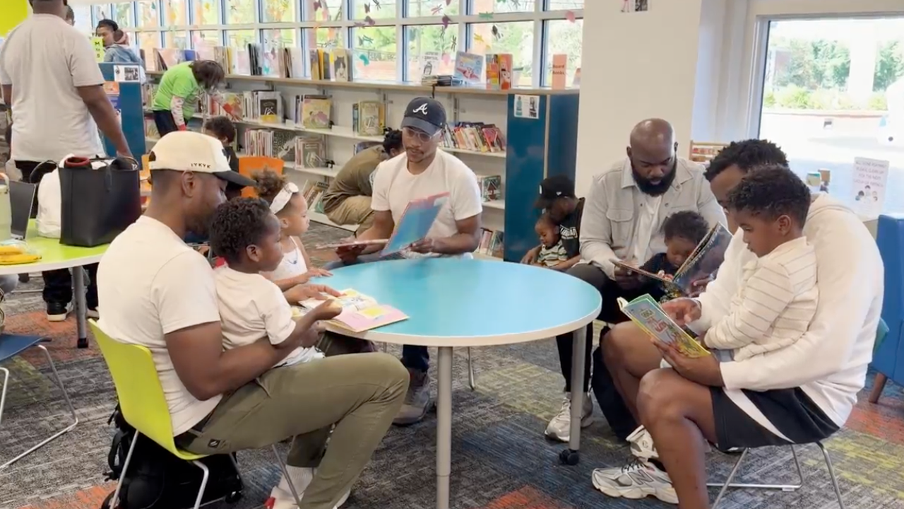 Meet the Atlanta 'Library Dads' building bonds through books