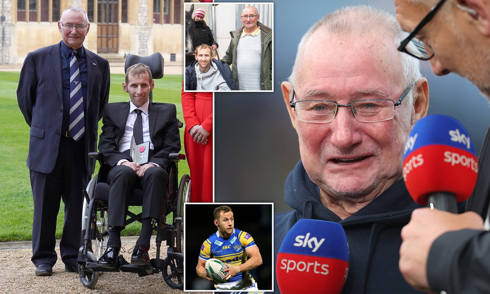 Rob Burrow's father dies after tirelessly campaigning for motor neurone ...