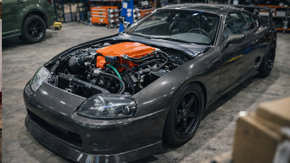 Extreme engine swap changes Supra performance