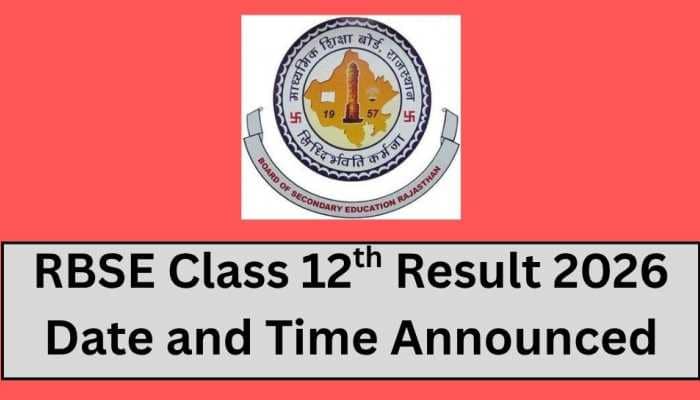 RBSE Rajasthan board 12th result 2026 date and time announced, check ...