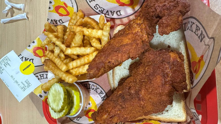 The plain bread slice Dave's Hot Chicken gives you isn't random. This ...