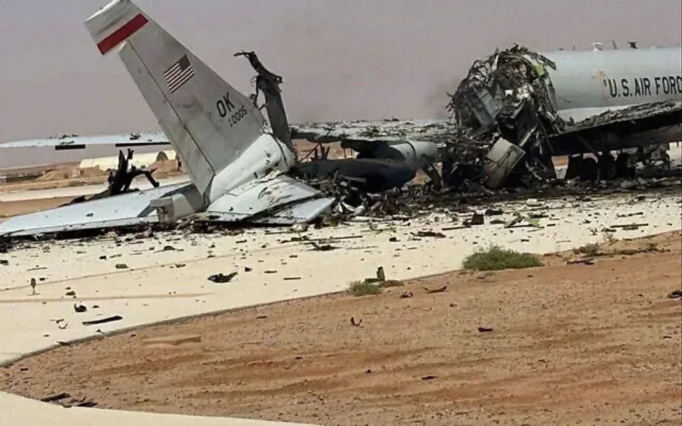 'Irreplaceable' US radar jet completely destroyed after Iranian strike ...