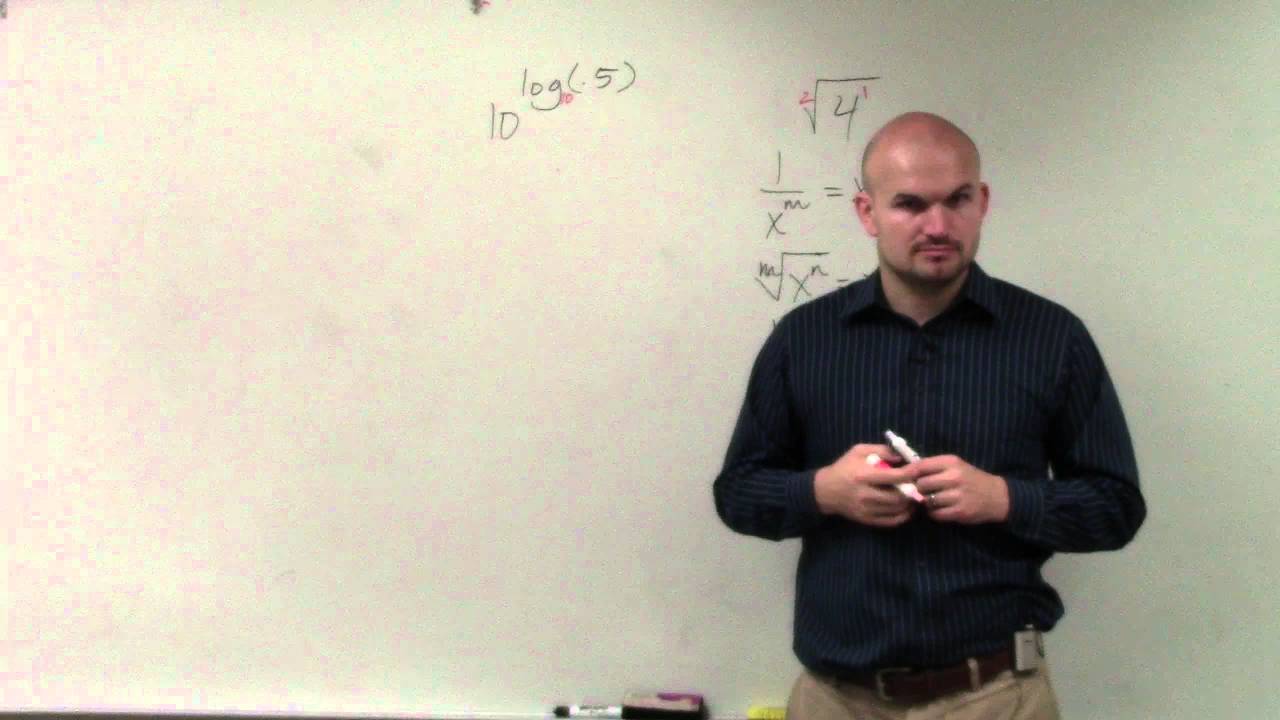 Pre-calculus - Learn how to simplify an exponent raised to a logarithm ...