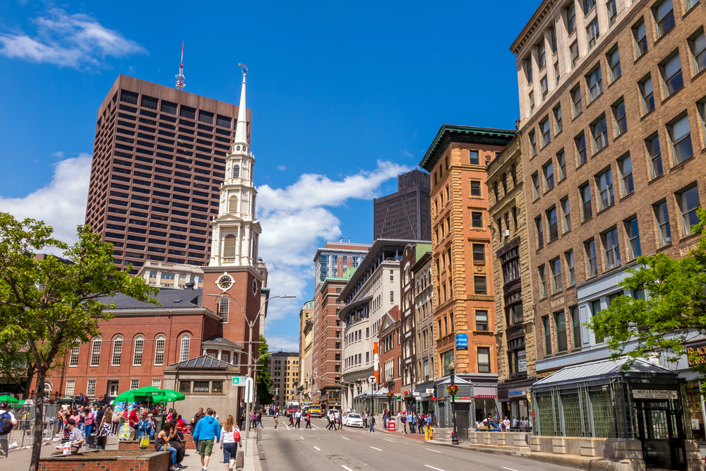 Boston streets rich in early US history