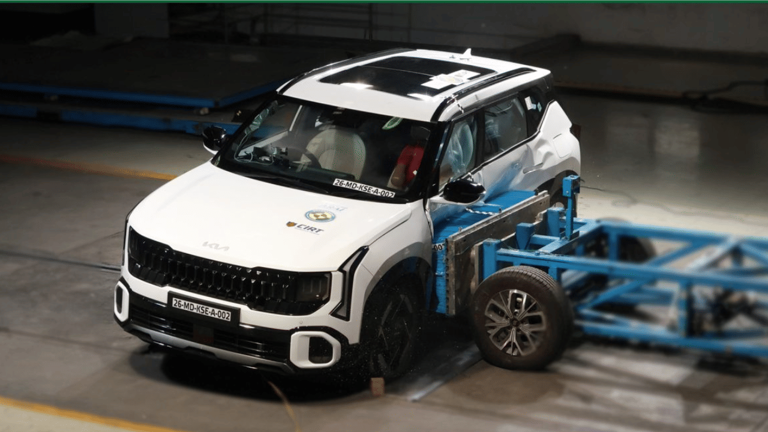 New Kia Seltos pass safety test, scores 5-star Bharat NCAP rating