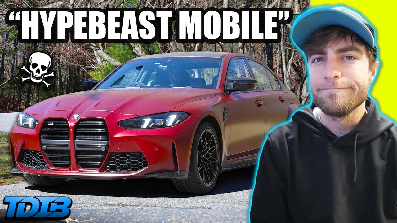 I drove the BMW M3 and it’s actually terrifying