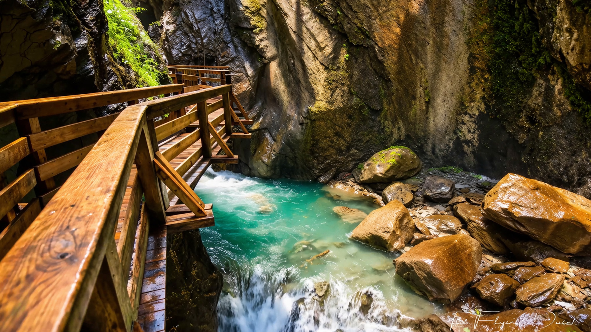Sigmund Thun Klamm Austria scenic gorge walk (4K)