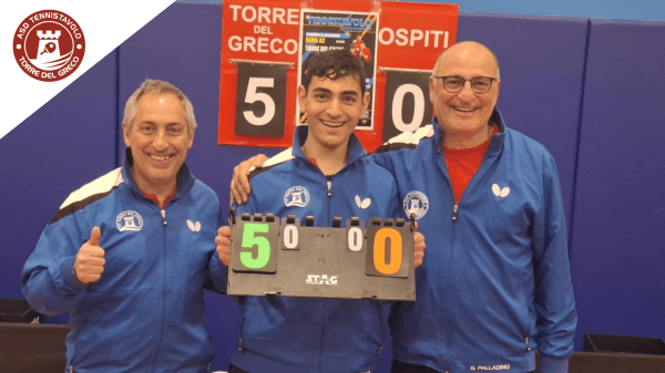 Tennistavolo, missione compiuta: Torre del Greco festeggia la salvezza ...