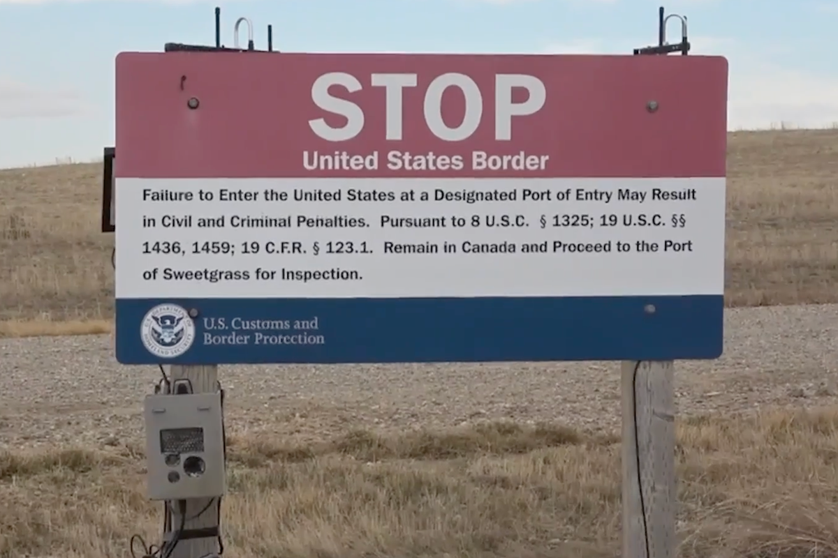 Locals outraged as US closes Canada border road