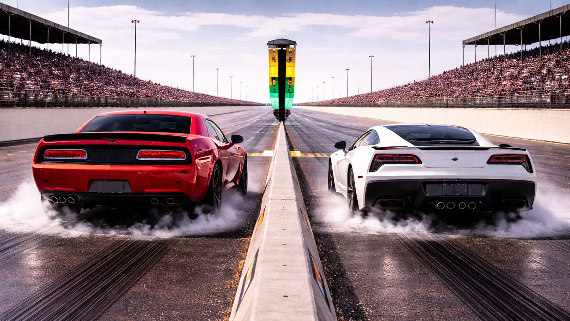 Chevrolet Corvette ZR1X vs Dodge Demon 170 drag race
