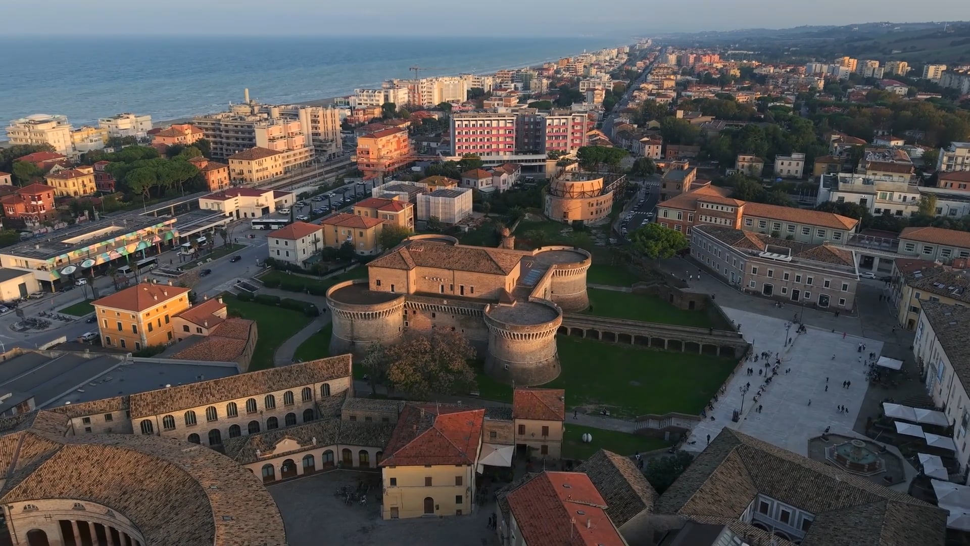 Ancona: Drone views of historical Italian coastal beauty and historical ...