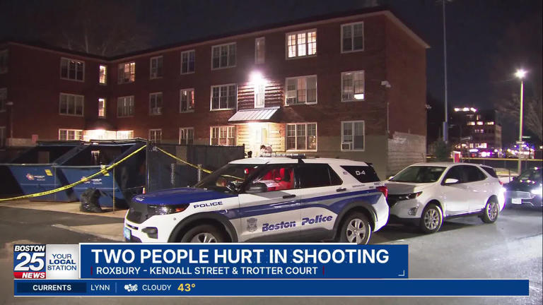 2 people wounded in Boston shooting; stray bullet causes flood damage ...