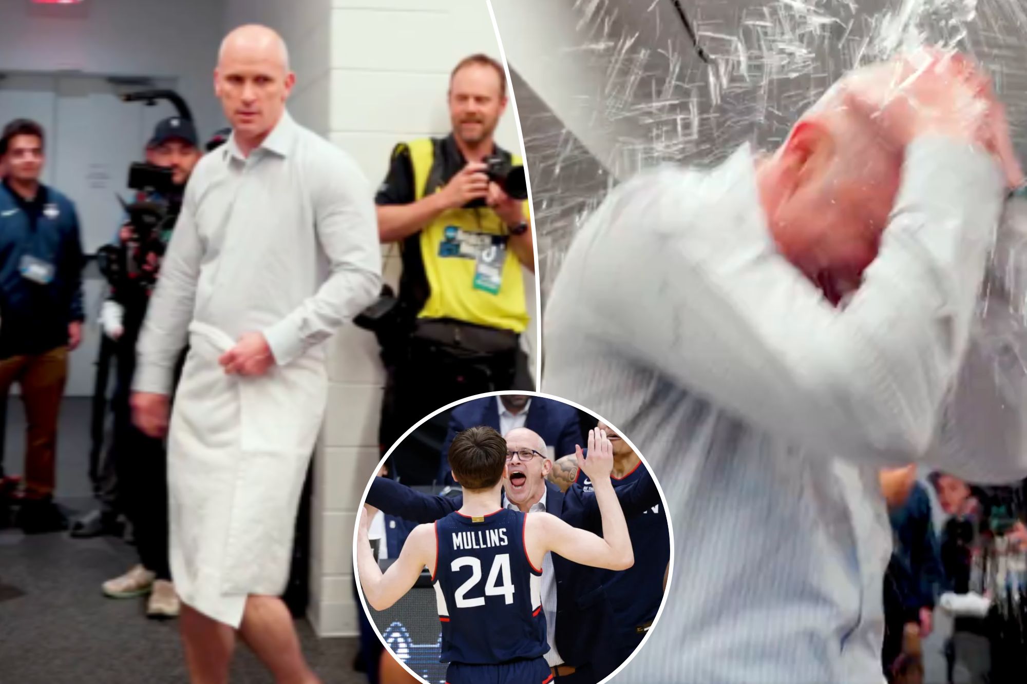 Pantsless Dan Hurley celebrates UConn’s incredible March Madness win ...
