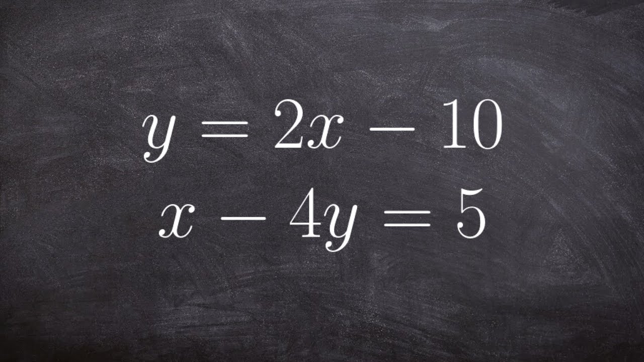 Learn how to find the solution by graphing a system of equations