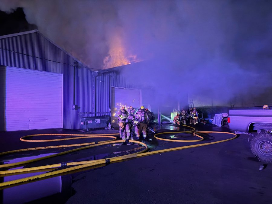 Crews battle 2nd alarm fire at Forest Grove auto shop