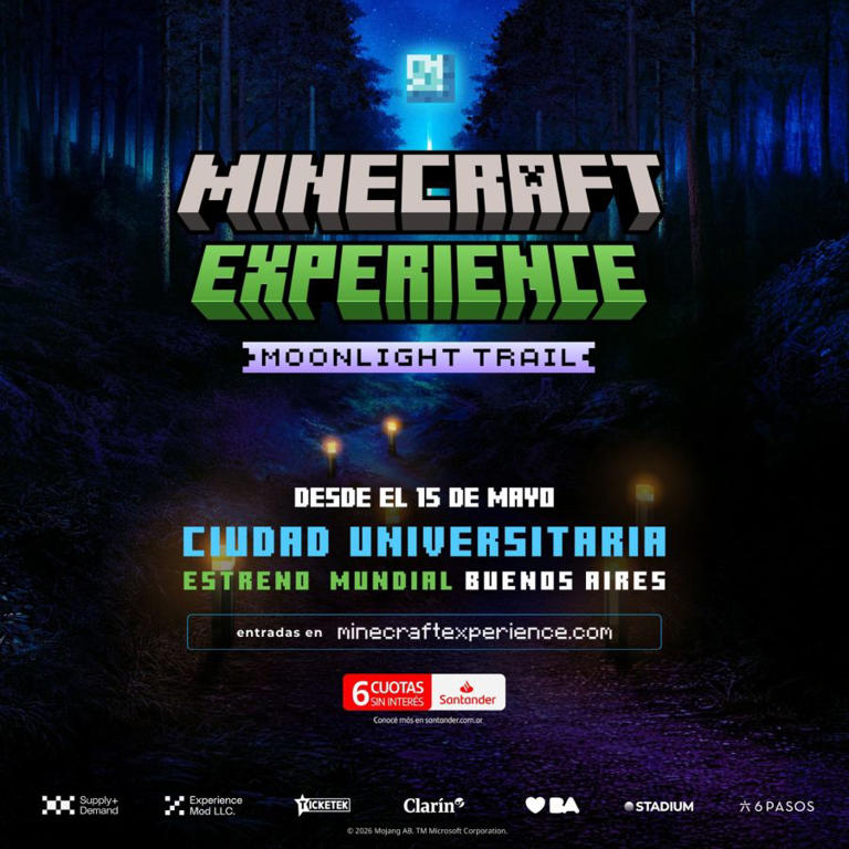 Minecraft Experience llega por primera vez a la Argentina: dónde es y ...