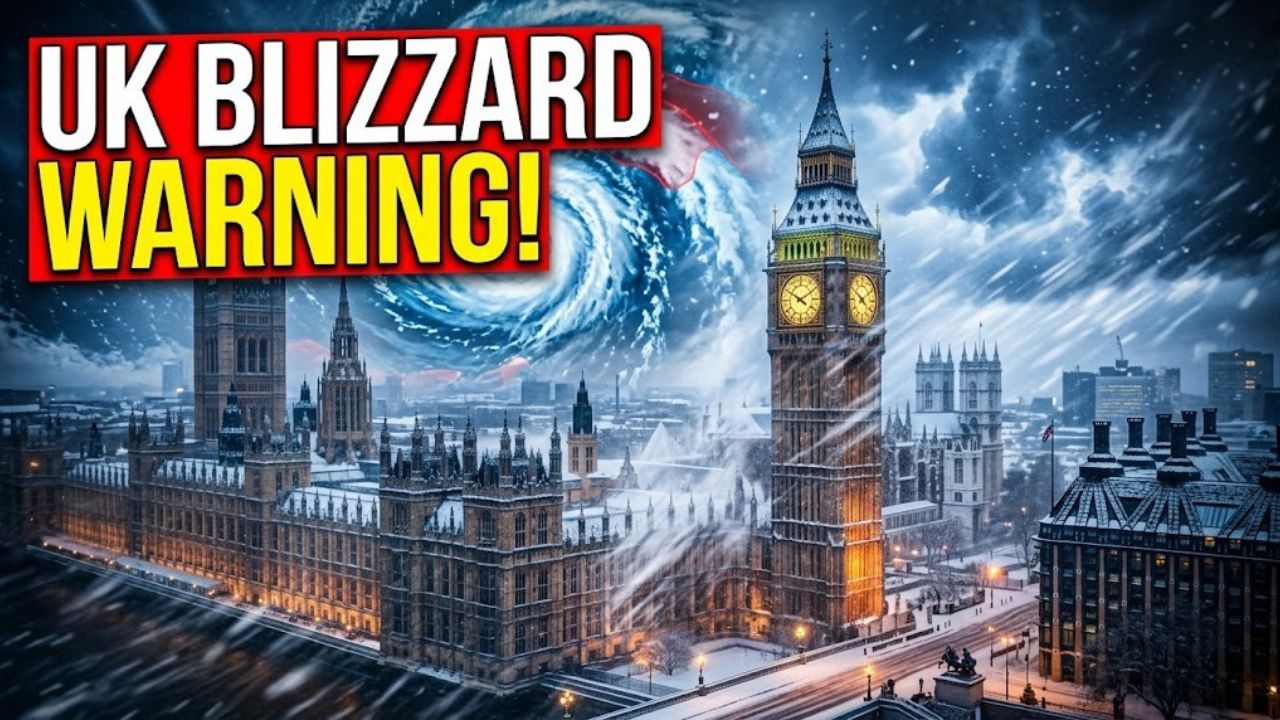 UK faces 60 hours of snow as blizzard maps trigger weather alert