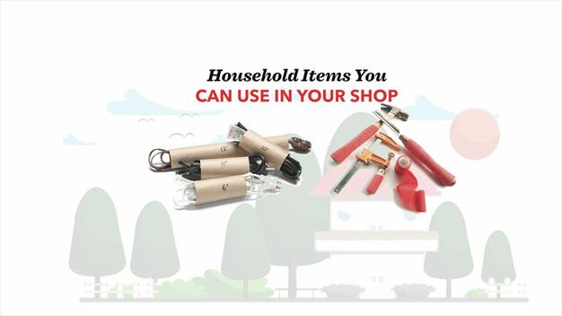 Household items you can use in your shop