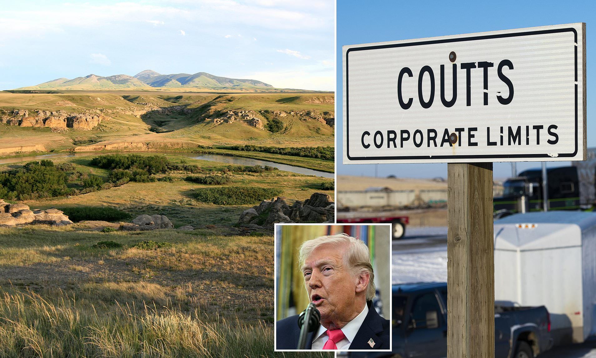 Trump says he'll close border road with Canada - meaning decades-long ...