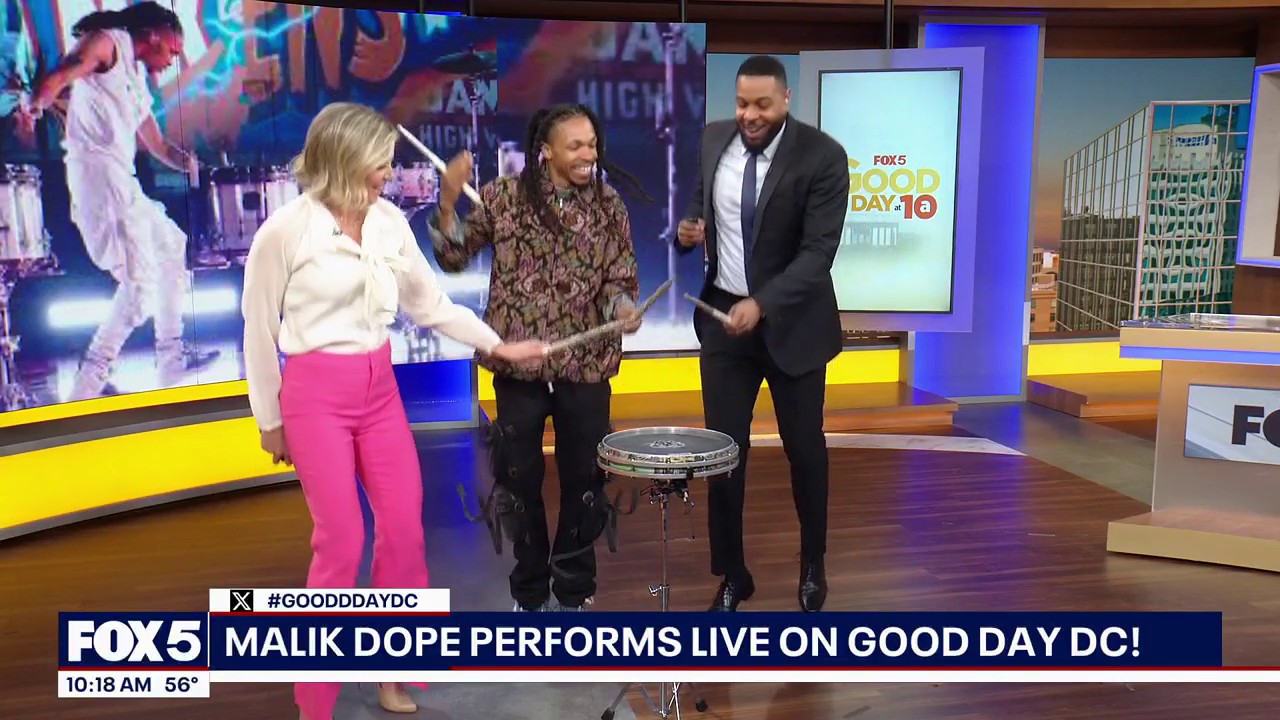 Malik Dope performs live on Good Day DC!
