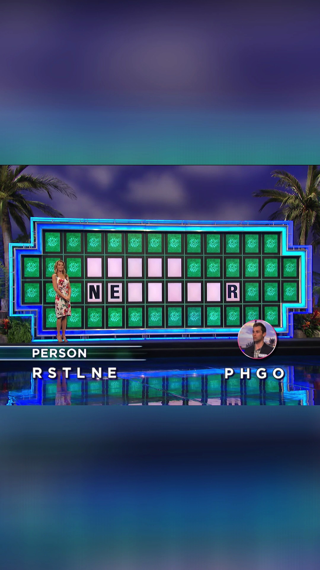 Chris nails bonus round puzzle on Wheel of Fortune