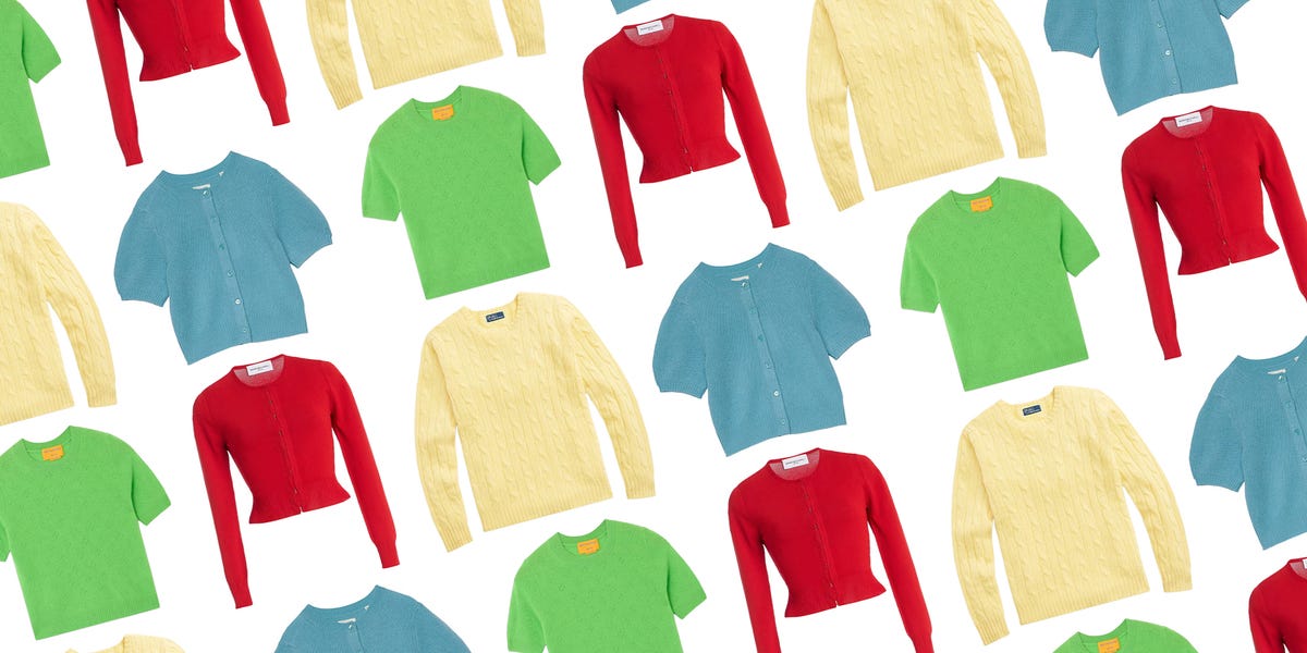 Cashmere! V-necks! Striped polos! The best spring sweaters to shop now