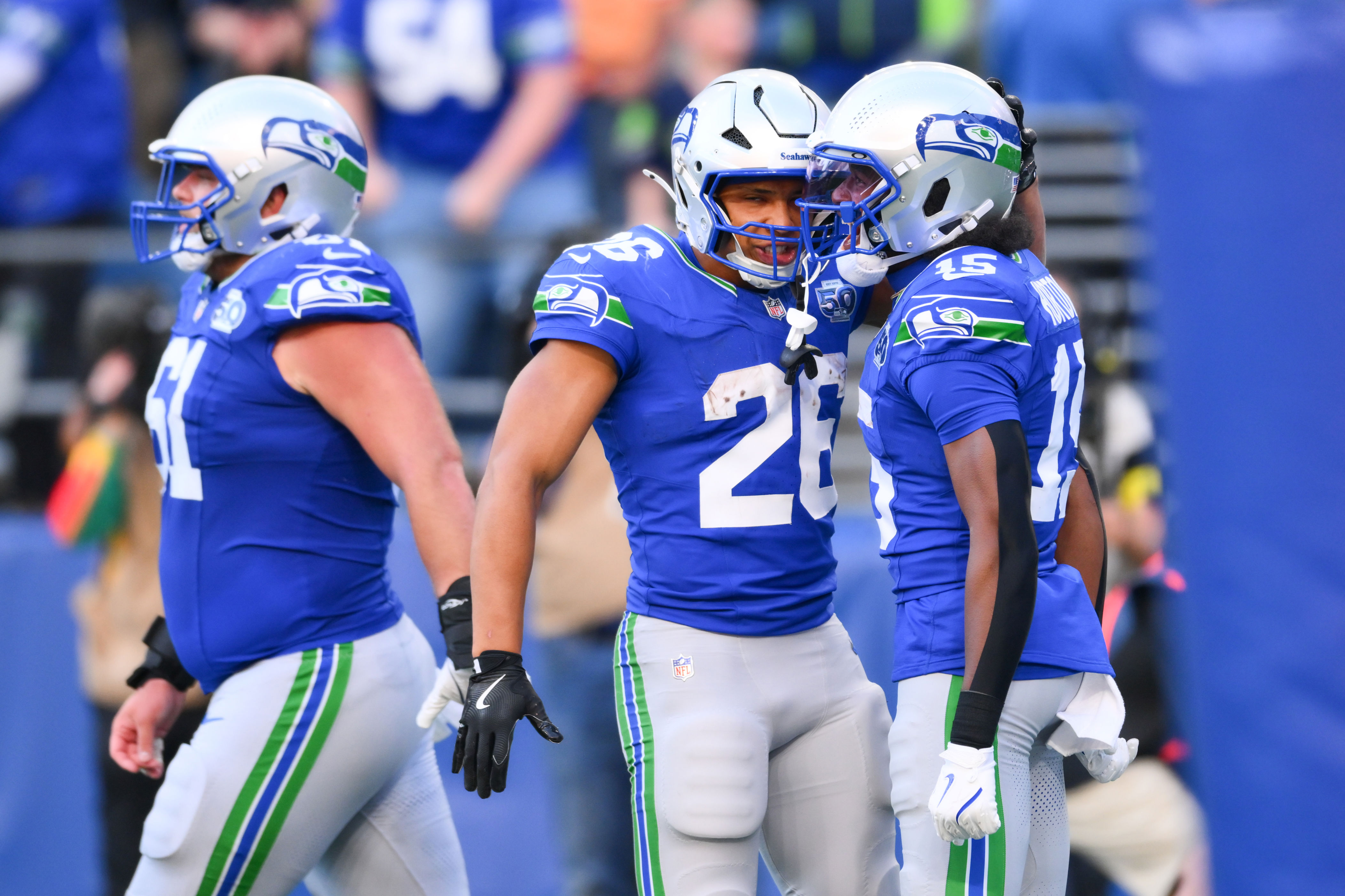 Seahawks coach Mike Macdonald: Tory Horton 'probably won't be 100 ...