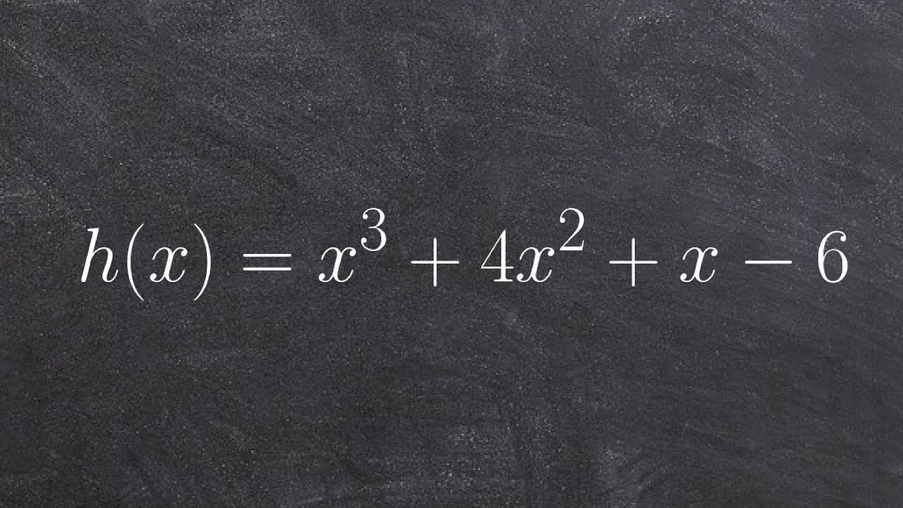 How to determine the zeros of a polynomial