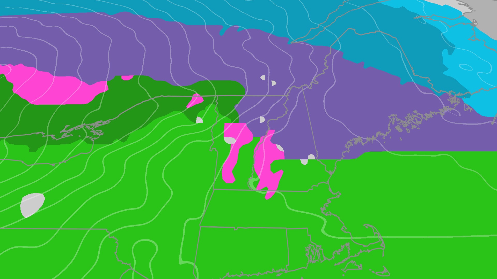 Wintry weather returns to New England this week