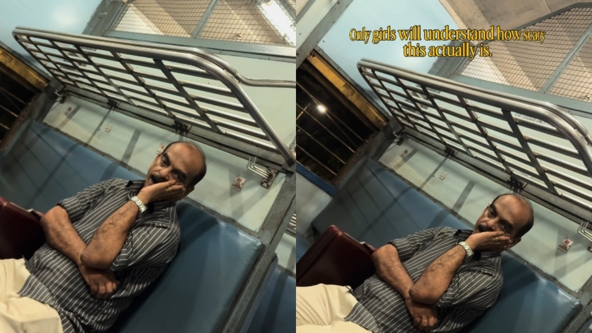 Woman films man 'creepily' staring at her on Kerala's Vanchinad Express