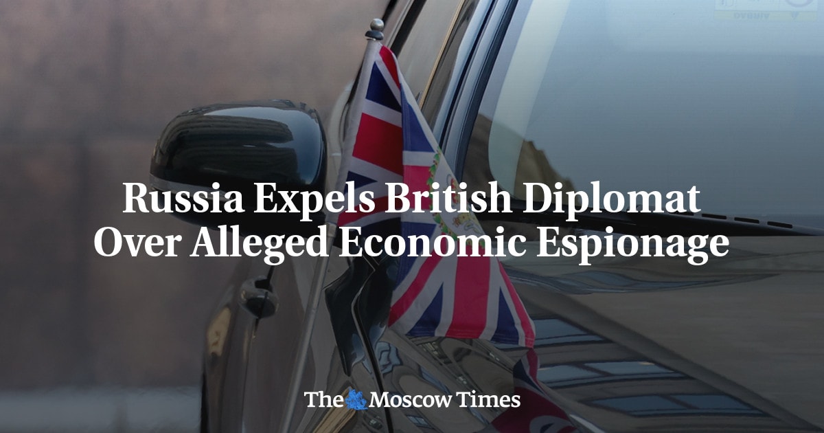 Russia expels British diplomat over alleged economic espionage