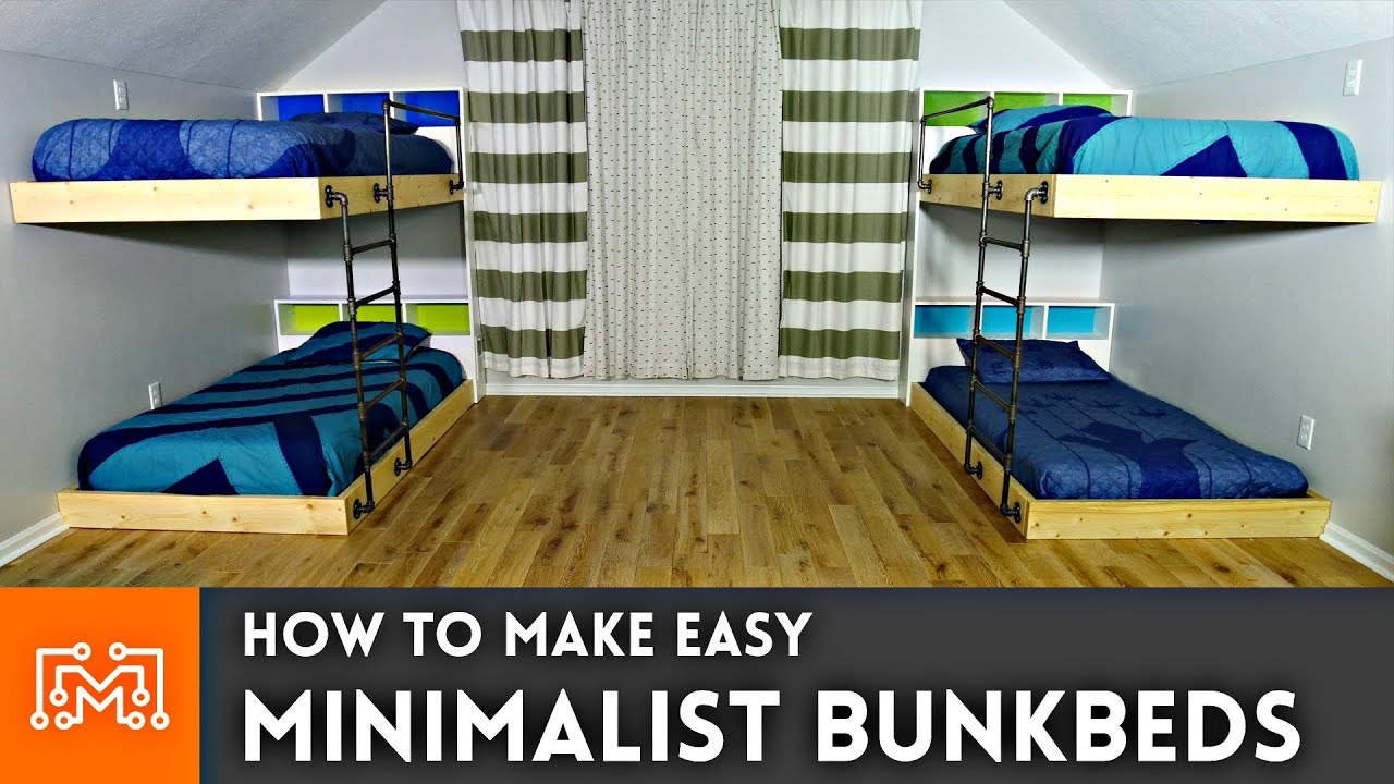 Maximize space with these DIY bunk beds!