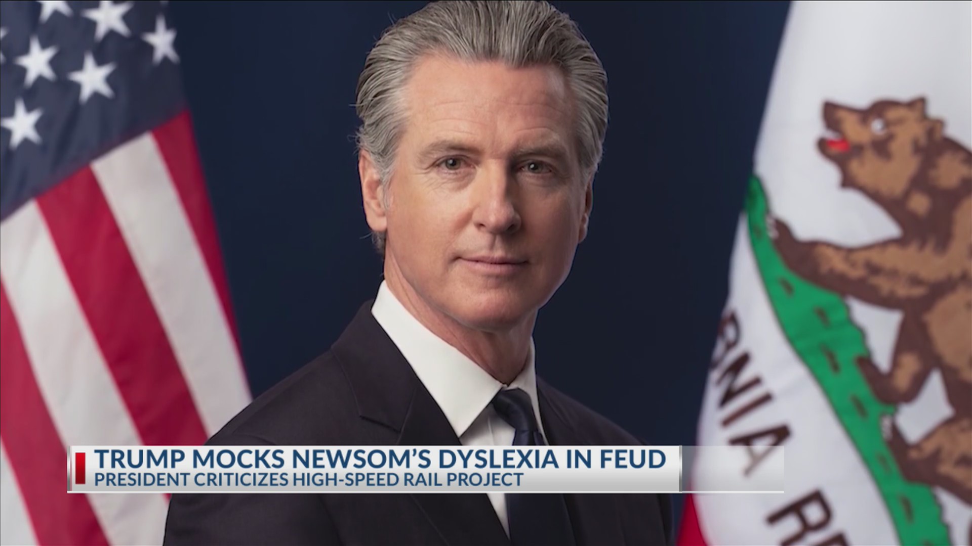 Trump mocks Gov. Newsom's dyslexia in feud