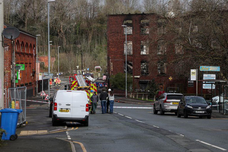 Fire crews 'scaling down' after devastating Middleton mill blaze