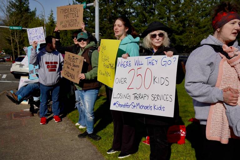 Community members protest closure of St Michael’s child rehab clinic
