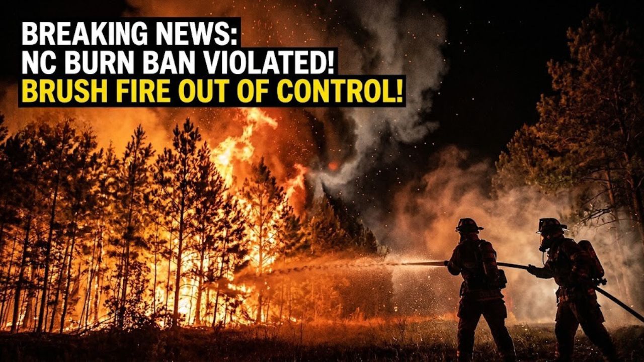 Wildfire warning: North Carolina issues emergency burn ban