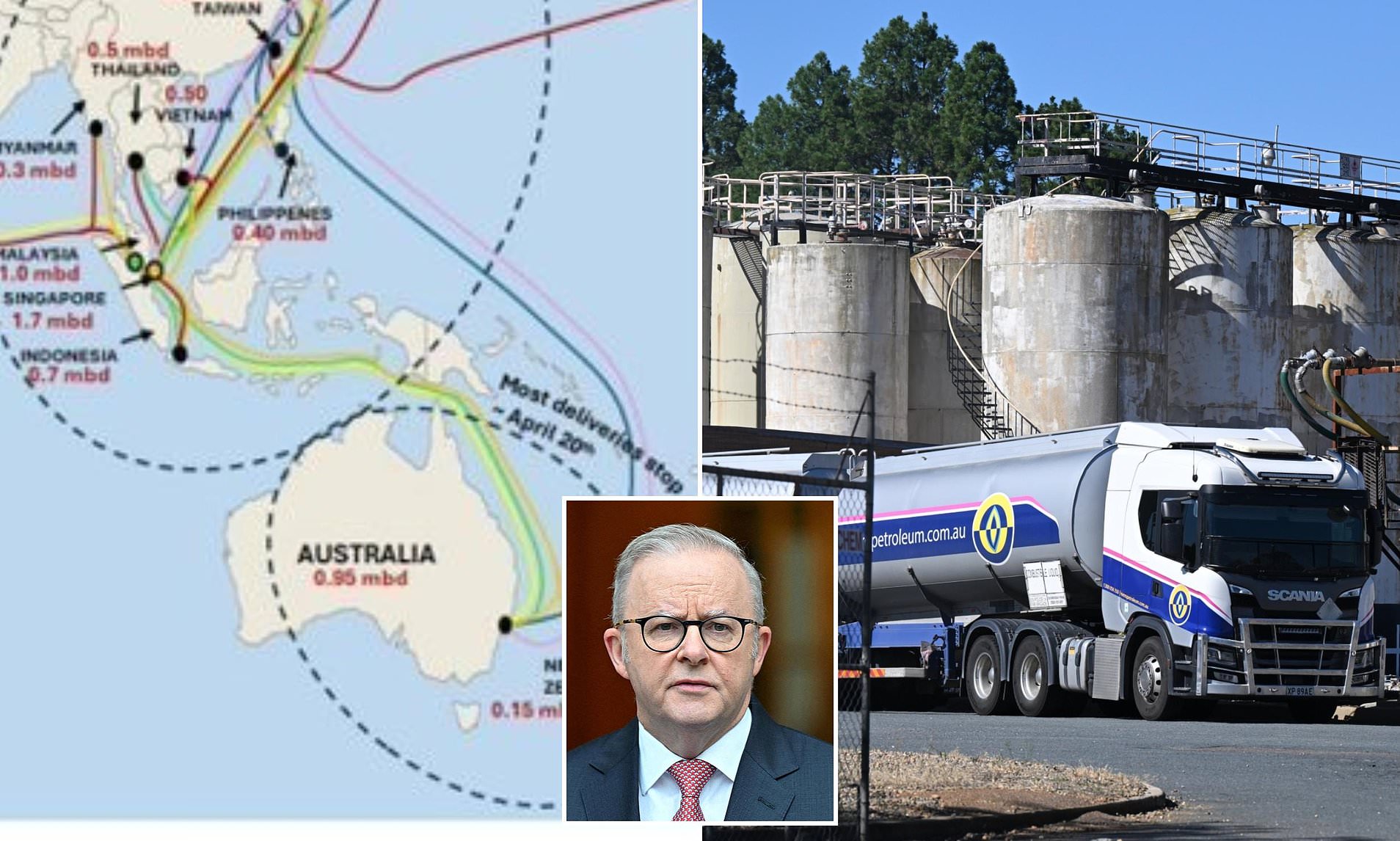 Map reveals exact date Australia could be cut off from Middle Eastern ...