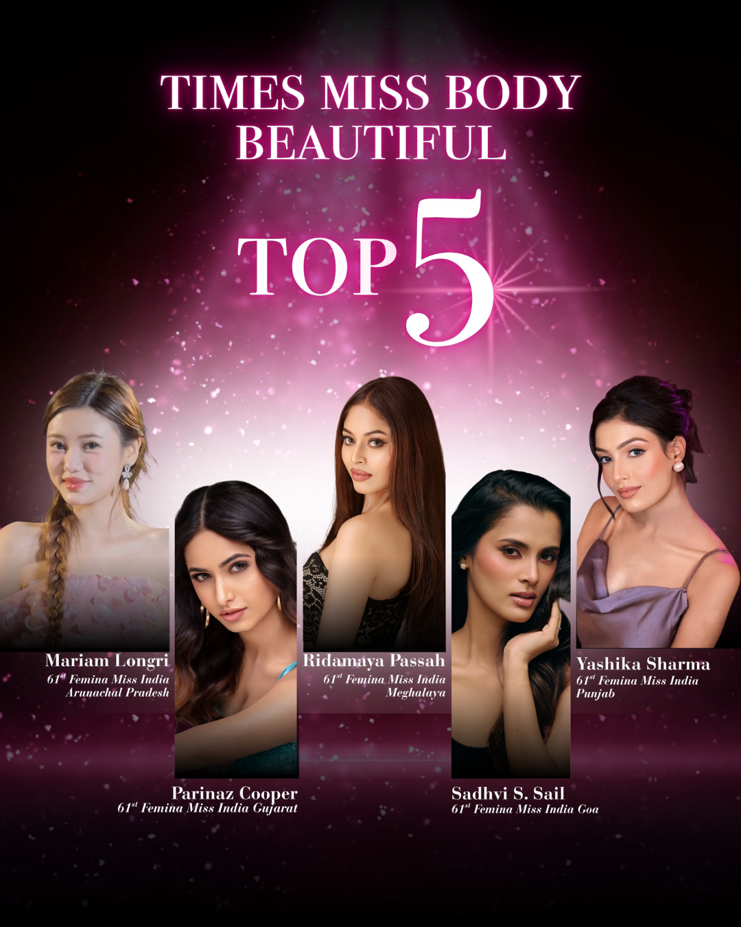 Top 5 state winners turn heads at Times Miss Body Beautiful