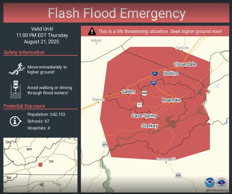 Flash flood emergency warnings: 3 things to know about this rare alert ...