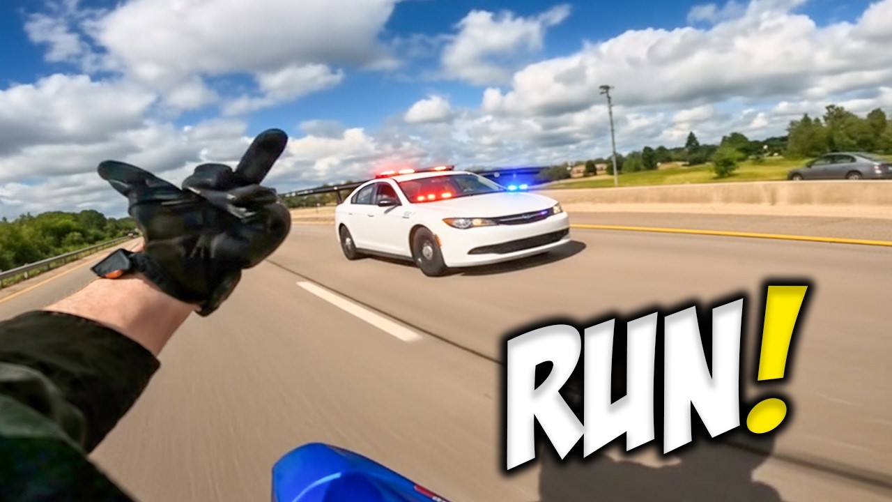 Bikers vs angry cops – insane motorcycle chase 2025