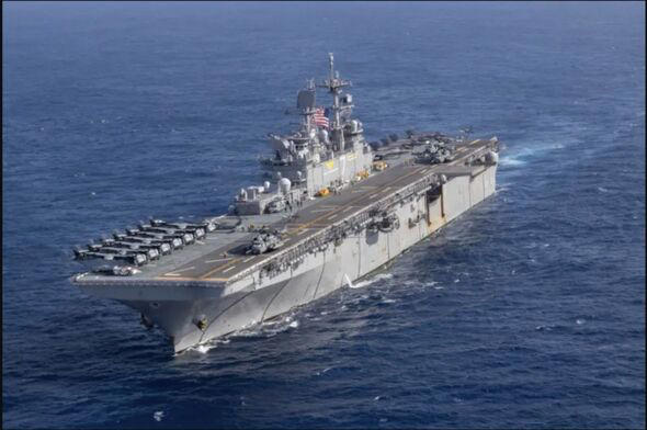 Inside the USS Tripoli taking 3,500 Marines and F-35 fighter jets ...