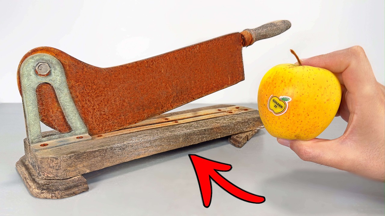 Watch me transform a rusty guillotine!