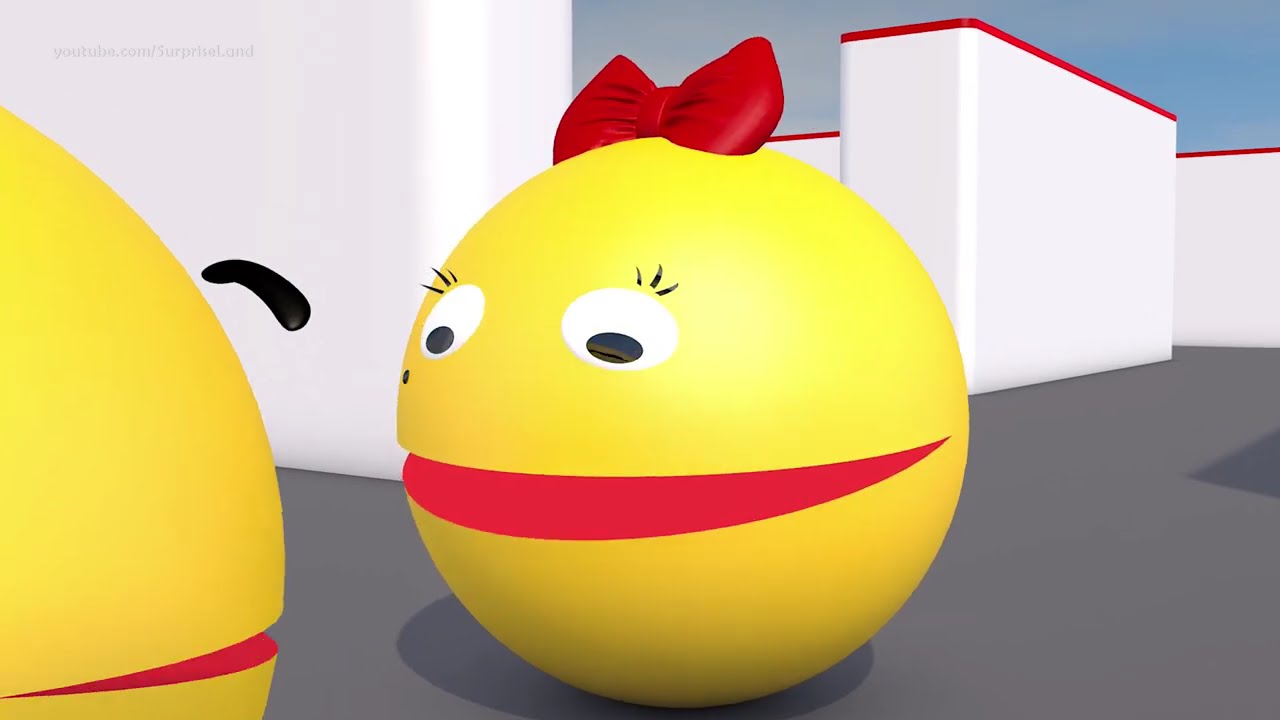 Pacman arguing with Ms. Pacman then drinks Coke after Mentos + Robot ...