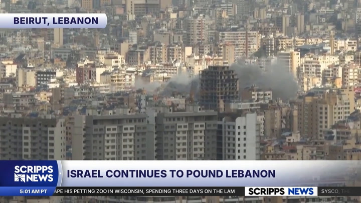 Beirut strike as Lebanon death toll in war tops 1,200