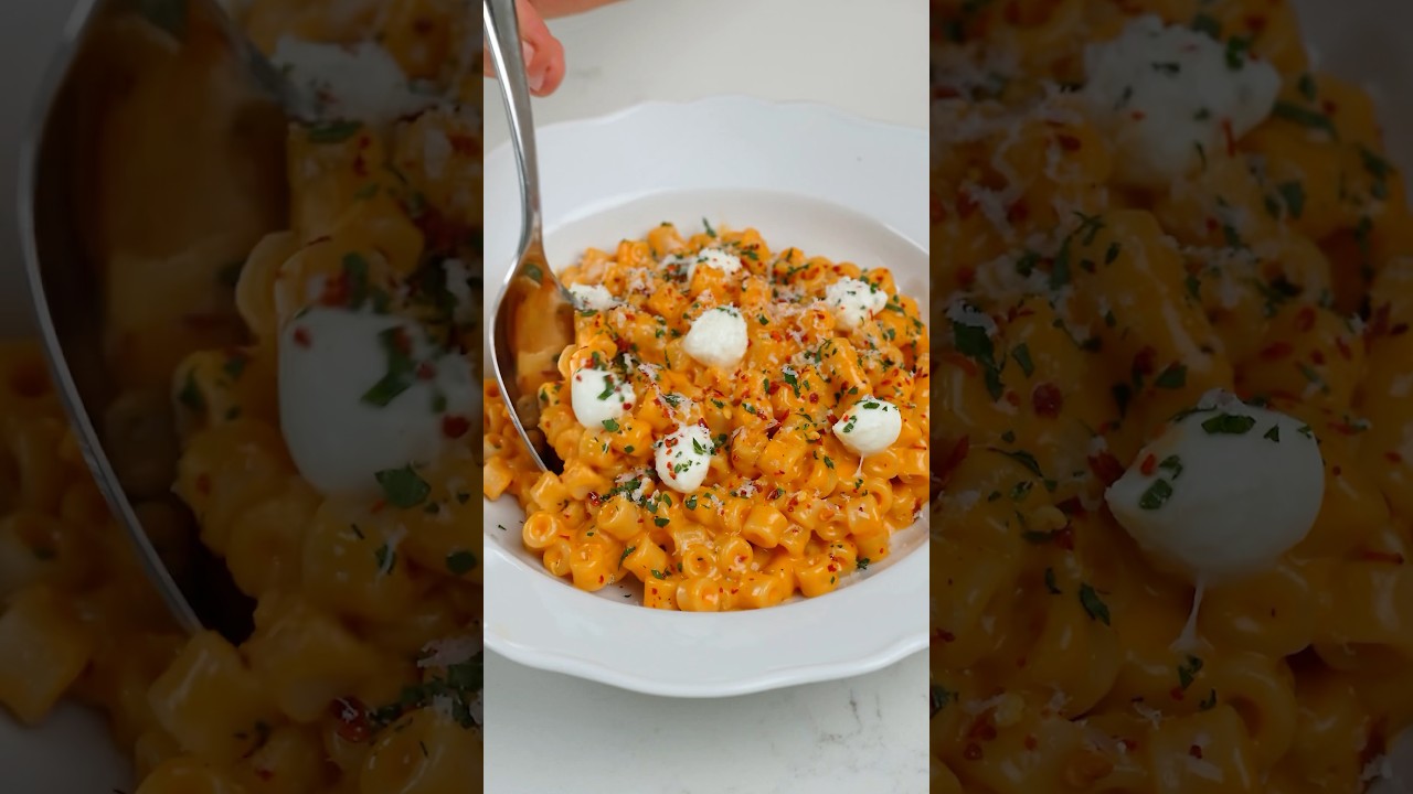 I made creamy vodka sauce for ditalini! 🍽️