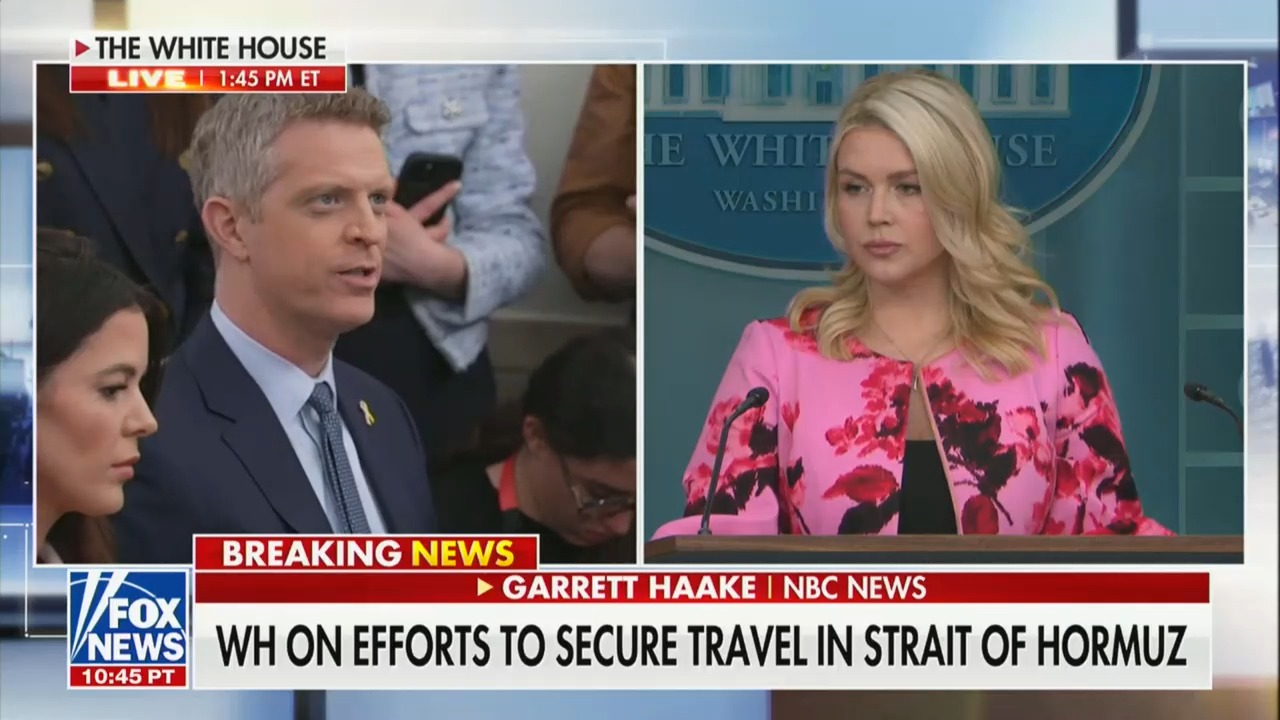 NBC’s Garrett Haake confronts Karoline Leavitt in tense briefing room ...