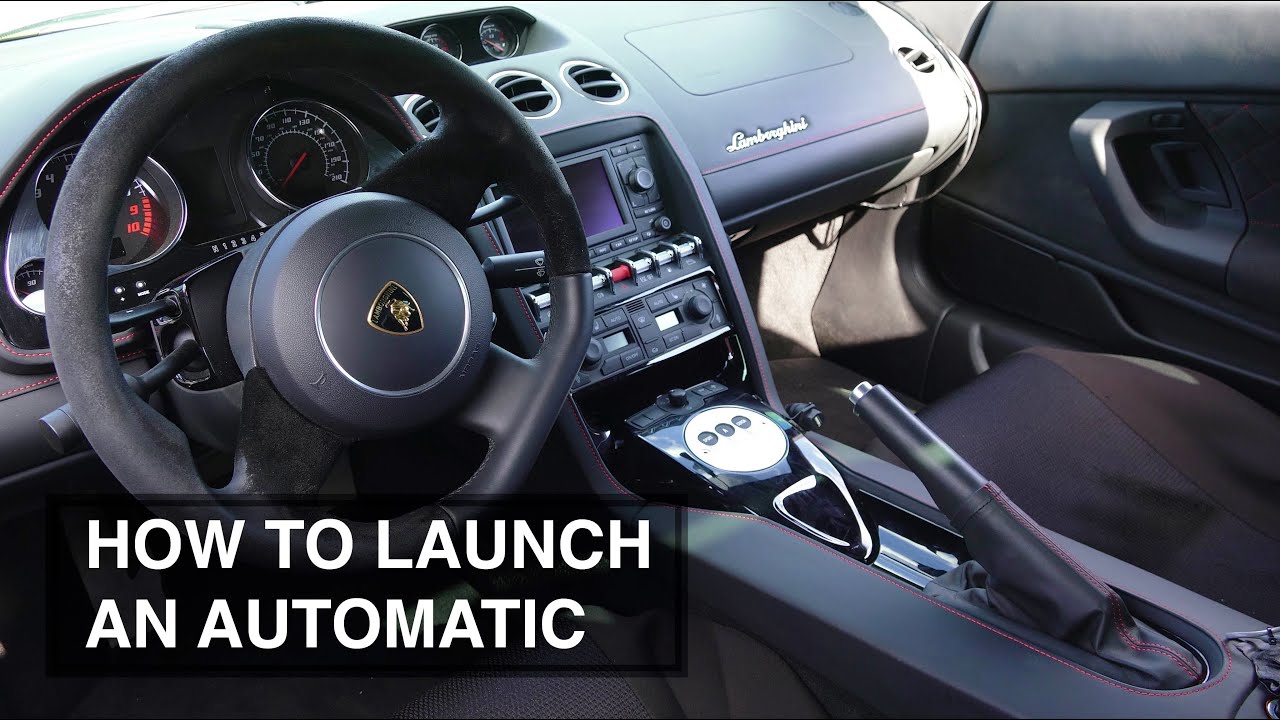 How to launch an automatic transmission car - torque multiplication