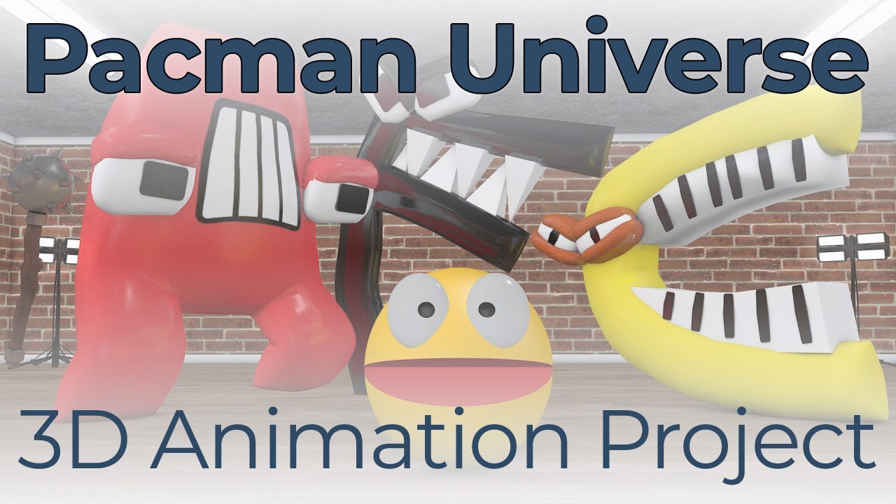 Pacman vs Alphabet Lore + Pacman vs tank robot and two-legged chainsaw ...