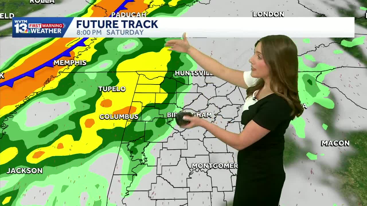 Warmer weather and rising humidity in Alabama ahead of Easter weekend ...