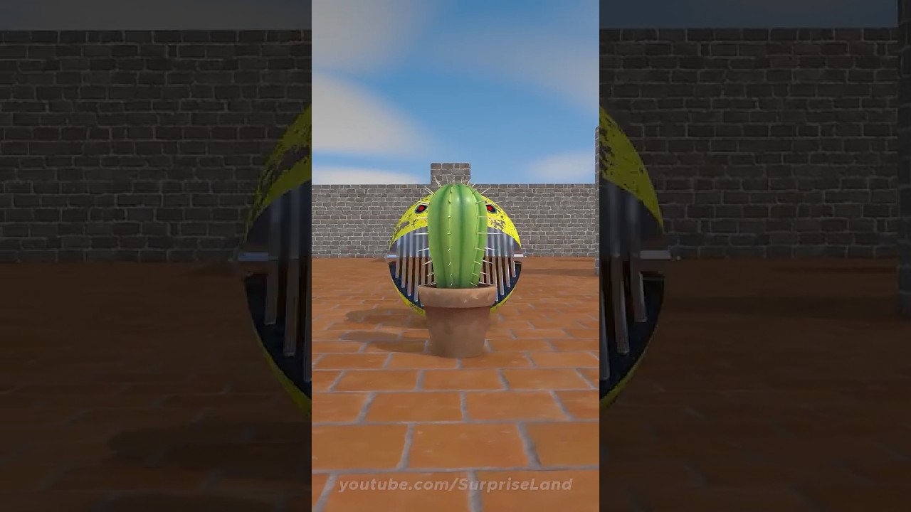 Robot Pacman vs cactus 🌵🔤 #shorts #pacman #robotpacman + Robot Pacman ...